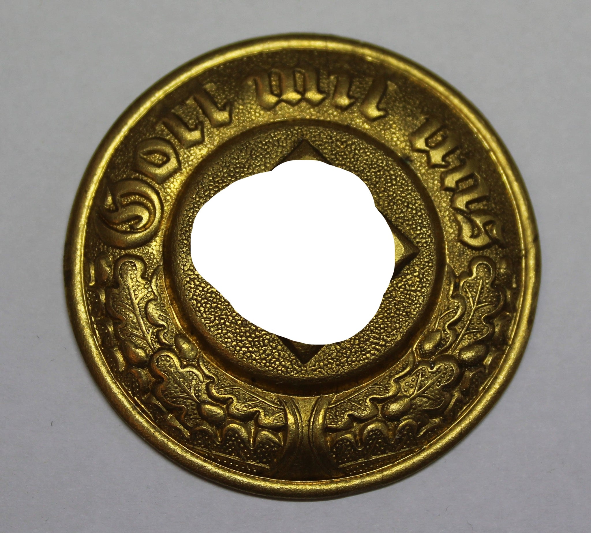 Belt Buckle Overlay Gott mit uns – Rheinland Militaria